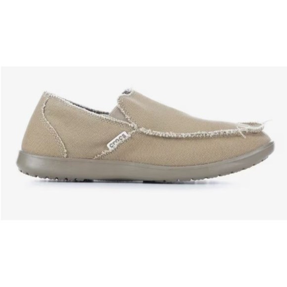 CROCS | Shoes | Crocs Santa Cruz Slip On Canvas Loafer Comfort Casual ...